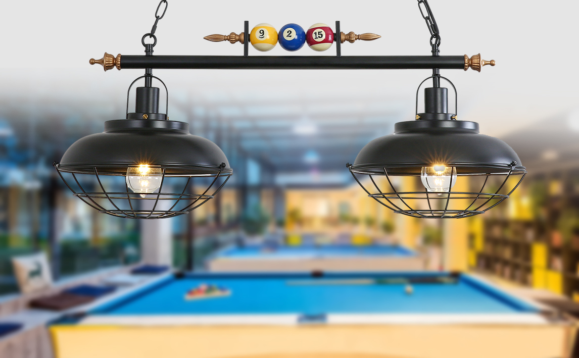 Wooden Pool Table Lights Bozeman Trail Pool Table Light – Frontier